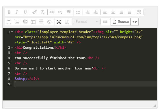 How To Create Custom HTML Links buttons Inline Manual